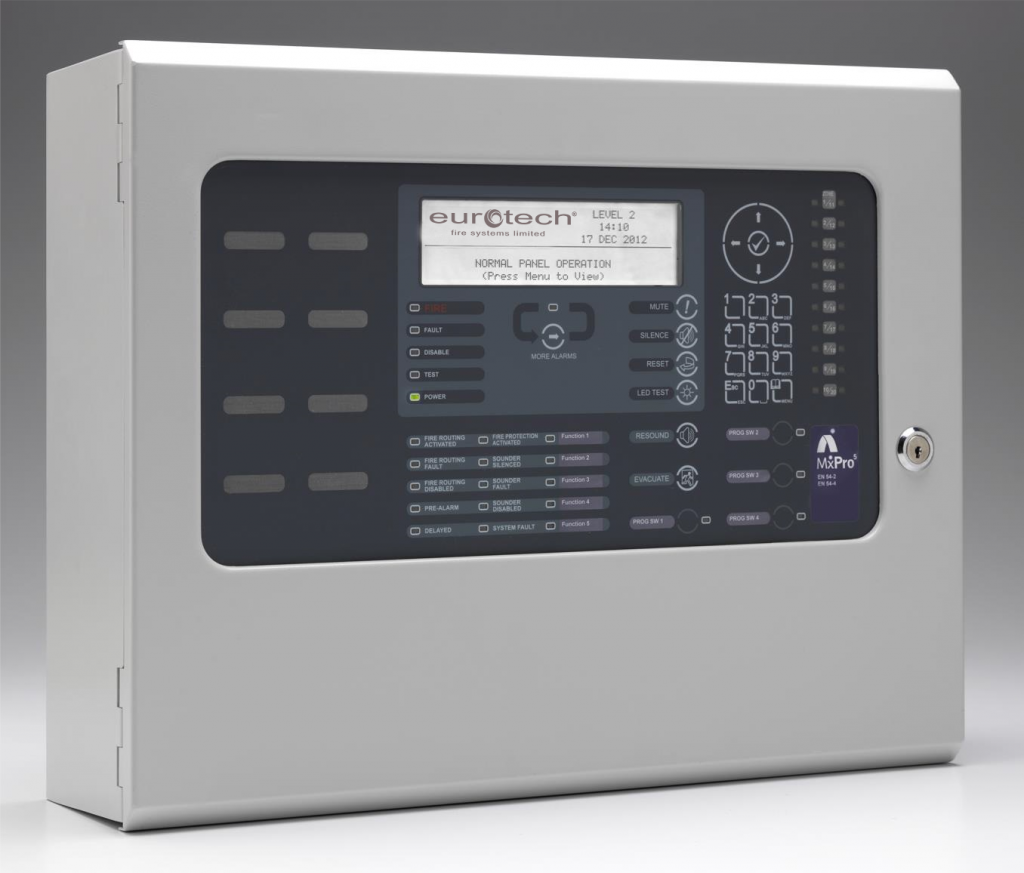 Eurotech 1 to 2 Loop Intelligent Fire Control Panel | Fire Systems Direct